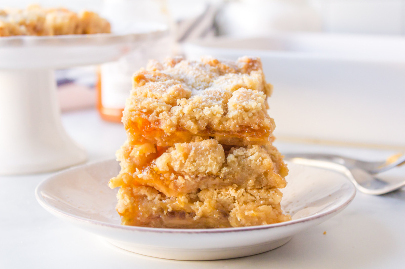 Apricot Shortbread Bars - Recipes For Holidays