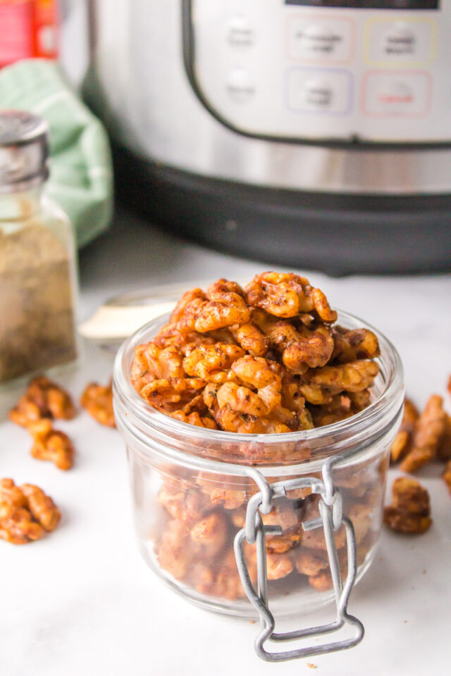 Instant Pot Cajun Spiced Walnuts - Recipes For Holidays
