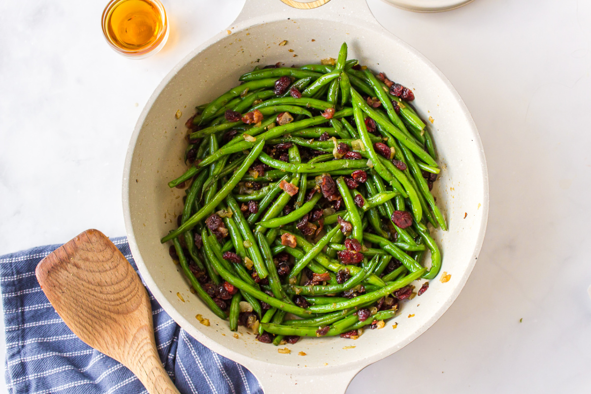 Maple Bourbon Green Beans - Recipes For Holidays